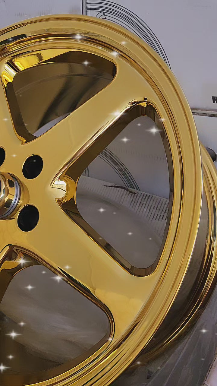 Gold Chrome Walky Wheels – Walky Wheels Perth